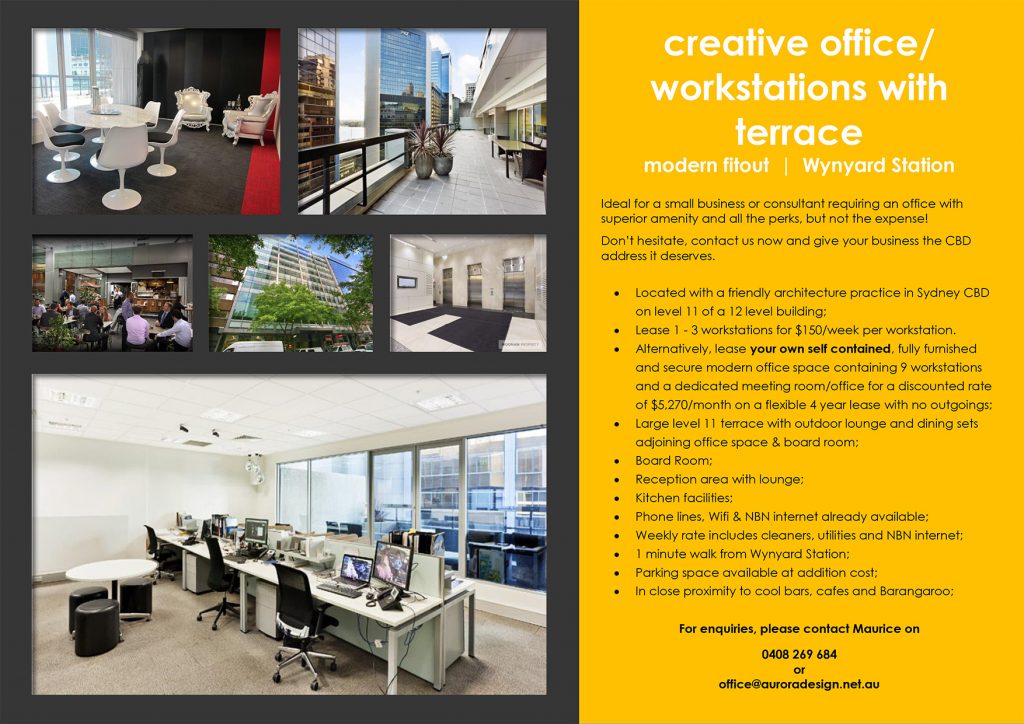 creative workspace in the heart of Sydney | michael banak architecture